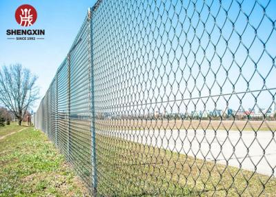 China Sports Playground Garden Green Plastic Chain Link Fencing Diamond Wire Mesh 3m High for sale