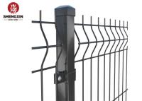 China 16g Square Post 4 Ft Welded Wire Fence 3d Curved Panel Garden for sale