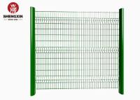 China Welded 55x200mm Metal Wire Fence Green Home Garden for sale
