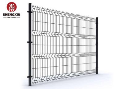 China Hot Galvanized 5 Foot Metal Wire Fence , 3d Curved Welded Wire Mesh Garden Fence for sale