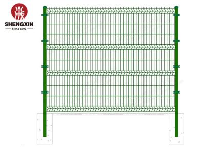 China Backyard Garden Fence Plastic Coated Wire Mesh Panels Iron 3d 10 Gauge for sale