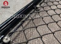 China Galvanized Black Farm 2.5 M Chain Link Mesh Fence 6ft 7ft 8ft for sale