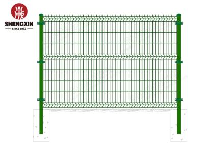China Curved Panel Garden 3d Wire Fence European Standard Powder Coating for sale