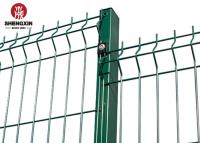 China 3d Curvy 5mm Wire Mesh Welded Fence V Profile Panels For Highway for sale