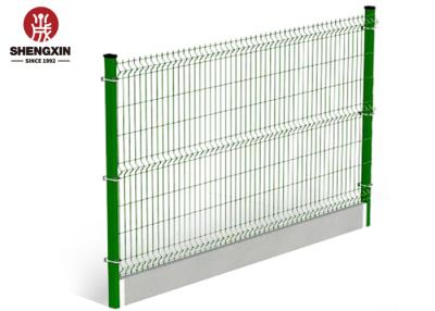 China 3d Curvy 5mm Wire Mesh Welded Fence V Profile Panels For Highway for sale
