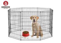 China 16pcs Dog Playpen Fence Iron Wire 800*1200mm for sale