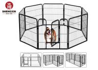 China Outside Foldable Metal Pet Dog Exercise Fence Pen Heavy Duty 800x1000 for sale