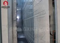 China Outdoor Garden Security 3d Mesh Fence With Peach Post for sale