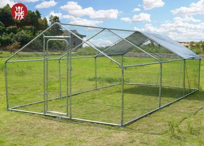 China Metal Door Chicken Coop Run Walk In Pet Cage Coop For Dog Rabbit Hen 2mx3m for sale