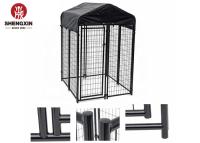 China Heavy Duty Strong Large Metal Dog Cage Outdoor Collapsible for sale