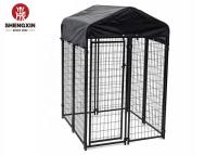 China Indoor Outdoor Metal Large Dog Pet Kennel Foldable for sale