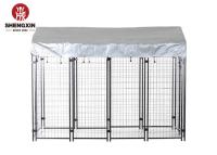 China Indoor Outdoor Metal Large Dog Pet Kennel Foldable for sale