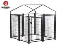 China Large Medium Outdoor Dog Kennel With Waterproof Covered for sale