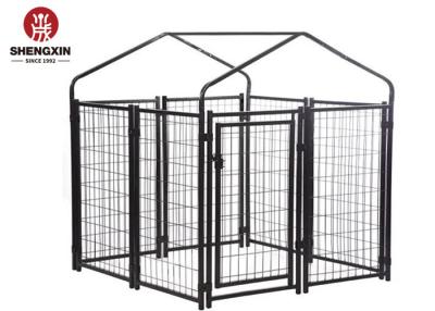 China Large Medium Outdoor Dog Kennel With Waterproof Covered for sale