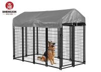 China SGS Galvanized Large Outdoor Dog Kennel Metal Dog Run Cage 1220*1220*1830mm for sale