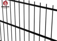 China 2d 868/656 Double Rod Mat Bilateral Wire Mesh Fence Panels Galvanized Welded for sale
