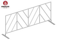 China Customized Metal Crowd Control Barrier For Marathon for sale