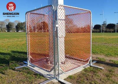 China Removable Galvanized Chain Link Temporary Fence For Road Safety Construction for sale