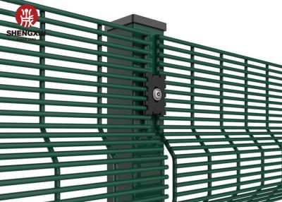 China Rustproof Galvanized 358 Prison Mesh Fencing Anti Climb Fence Panel 2.9m for sale