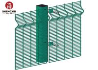 China SGS CE Durable Welded 358 Anti Climb Wire Mesh Fence 2.4m for sale