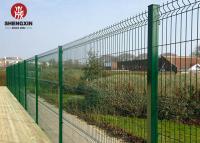 China Curvy Galvanized Welded Wire Mesh Fence 3D Triangle for sale