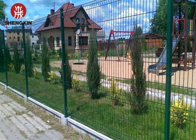 China Home Outdoor Decorative 3D Curved Welded Wire Mesh Garden Fence For Fence Panel for sale