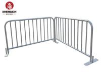 China Length 2.2m Metal Pedestrian Barriers Portable Steel Barricade For Roads Works for sale