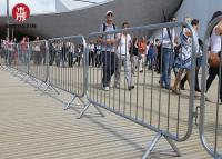 China Safety Concert Pedestrian Temporary Crowd Control Barriers 2200mm length for sale