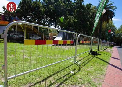 China Height 1.0m Crowd Control Fencing Aging Resistance For Construction Sites for sale