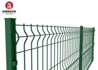 China Hot Dipped Galvanized 3d Welded Wire Mesh Fence Panel 830mm-2430mm Height for sale