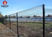 China RAL7016 Color Garden 3d Welded Mesh Fencing 1.63m 1.83m Square Post for sale