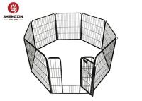 China Electrophoresis Iron Bunny Outdoor Playpen 16 Panels Heavy Duty Dog Kennel for sale