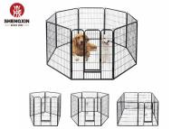 China Electrophoresis Iron Bunny Outdoor Playpen 16 Panels Heavy Duty Dog Kennel for sale