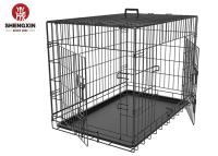 China Comfortable All Size Foldable Dog Crate Cage With Tray 90*60*67cm for sale