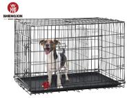China Custom Assembled 14in-50in Metal Dog Cage Outdoor Big Dog Crates Rustproof for sale