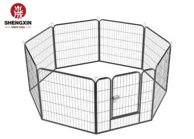 China Rustproof DIY Pet Animal Exercise Pen 6-20 Panels Metal Dog Cage for sale