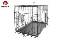 China Customized Double Door Luxury Large Metal Dog Cage Kennel Non Rusting for sale
