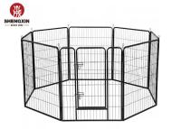 China 6/8/12 Panels Portable Outdoor Dog Pen Electrophoresis Iron Wire Mesh Dog Fence for sale