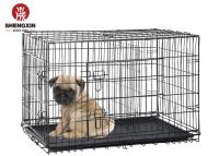 China Customized Double Door Luxury Large Metal Dog Cage Kennel Non Rusting for sale