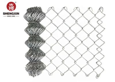 China 2.5mm Galvanized Chainlink Wire Fence 8 Foot Chain Link Fence  Customizable for sale
