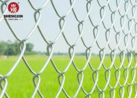 China 6 Foot Pvc Coated Chain Link Fence Cyclone Wire Mesh Fence Panels 0.50m-5.0m Length for sale