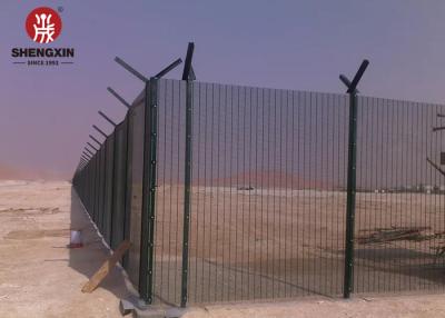 China Heavy Gauge Small Hole Anti Climb Welded Mesh 358 Fence Panels for sale