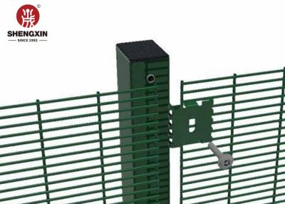 China High Strength 2.4m 358 Welded Mesh Security Fencing Panel Highway Safety Mesh Fence for sale