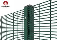 China High Strength 2.4m 358 Welded Mesh Security Fencing Panel Highway Safety Mesh Fence for sale