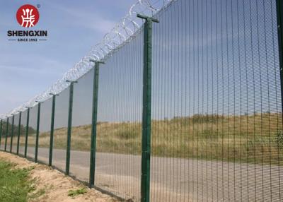 China Anti Cutting 358 Security Fence Anti Climb Prison Fence 2100mm Height for sale