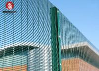 China Cutting Resistant Clearview Fence Panels Railway Station 358 Mesh Panels for sale
