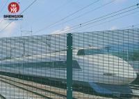 China Cutting Resistant Clearview Fence Panels Railway Station 358 Mesh Panels for sale