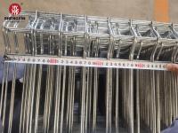 China ISO9001 V Bending Iron Wire Garden Curved Mesh Fence Panel 2-4folds for sale