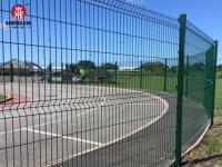 China Galvanized Steel 3d Welded Wire Mesh Fence 1.43m With Square Post for sale