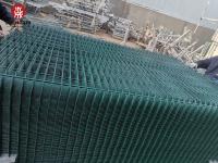 China Decorative Curved 3D Welded Wire Mesh Fence Garden Border Fence 1.83m for sale